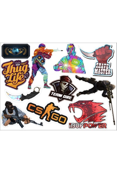 Nanospace Gamer Cs Go Pc Tablet Telefon Sticker Setleri Nanospace Gamer Cs Go Pc Tablet Telefon Sticker Setleri
