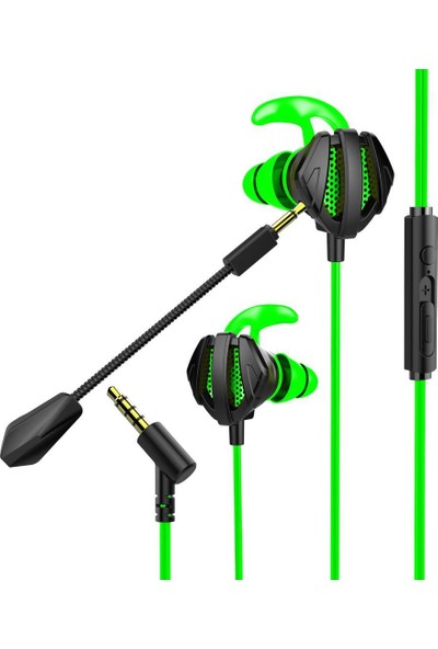 Rampage RM-K26 Ratle 3,5mm Gaming Yeşil Kulak Içi Mikrofonlu Kulaklık Rampage RM-K26 Ratle 3,5mm Gaming Yeşil Kulak Içi Mikrofonlu Kulaklık