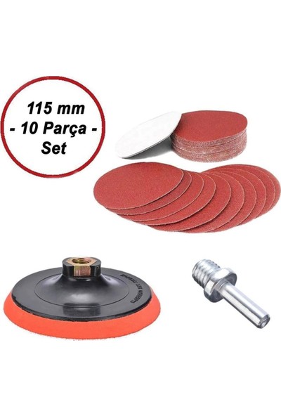 Ugr-Nikon Cırt Zımpara Seti + Matkap Aparatı 115 mm (10 Parça) Ugr-Nikon Cırt Zımpara Seti + Matkap Aparatı 115 mm (10 Parça)