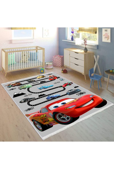 Benzahome Dijital Baskılı Deri Taban Halı