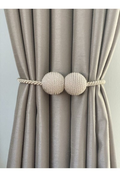 Cortibo Mıknatıslı Kordon Sarım Tül ve Fon Perde Toplama Aparatı