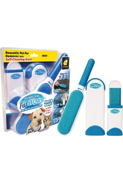 Fur Wizard Tüy Toz Temizleyici Fırça Seti 2li Mavi Vakum Ambalajlı Fur Wizard Tüy Toz Temizleyici Fırça Seti 2li Mavi Vakum Ambalajlı