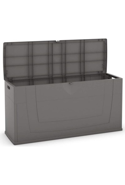 Nette Kaçmaz Çok Amaçlı Plastik Sandık - Teras Bahçe Veya Ev Sandık 200 Litre Gri Nette Kaçmaz Çok Amaçlı Plastik Sandık - Teras Bahçe Veya Ev Sandık 200 Litre Gri