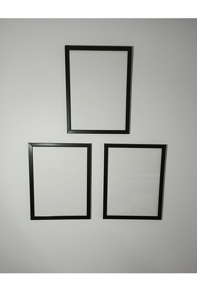 Moda Meral Fotoğraf Evrak Poster Siyah Çerçeve 3'lü Paket 30x40 Moda Meral Fotoğraf Evrak Poster Siyah Çerçeve 3'lü Paket 30x40