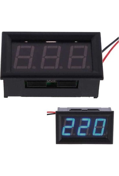 0-30V Voltmetre Kırmızı