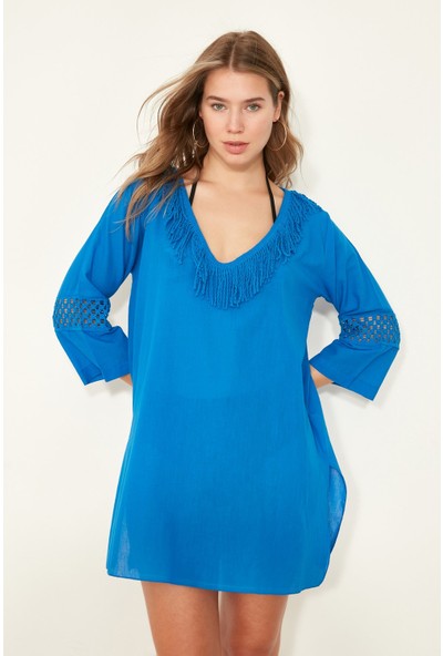 C&city Kadın Pareo Plaj Elbisesi 22121 Mavi C&city Kadın Pareo Plaj Elbisesi 22121 Mavi