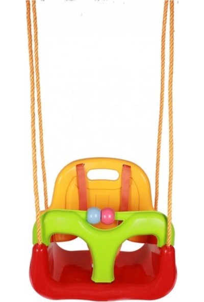 Saban Çocuk & Bebek Salıncağı - Salıncak Emniyet Kemerli Kırmızı