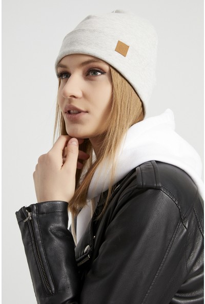 Butikgiz Kadın Genç Kız Melanj Şapka Bere - Spor, Rahat, %100 Pamuklu, El Yapımı, Yerli Üretim Farkı ile
