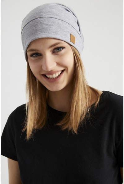 Butikgiz Kadın Gri, Ip Detaylı Trendy Özel Tasarım 4 Mevsim Şapka Bere Buff -Ultra Yumuşak Doğal Penye Kumaş Butikgiz Kadın Gri, Ip Detaylı Trendy Özel Tasarım 4 Mevsim Şapka Bere Buff -Ultra Yumuşak Doğal Penye Kumaş