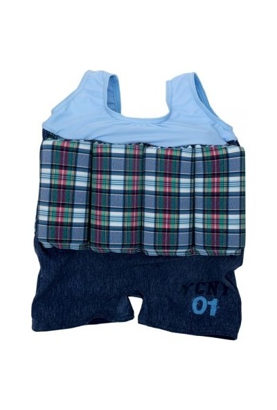 Archimede Erkek Çocuk Yüzme Öğreten Mayo Tartan