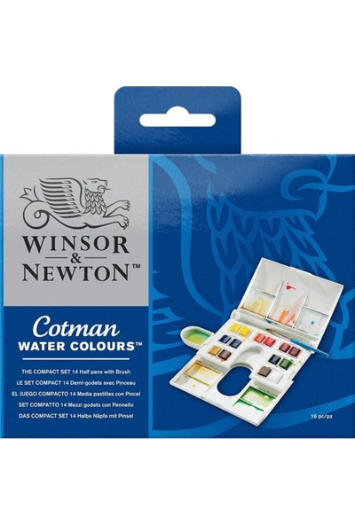Winsor & Newton Cotman Suluboya Seti 14'lü Winsor & Newton Cotman Suluboya Seti 14'lü