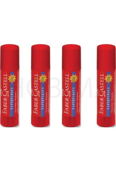 Faber-Castell Glue Stick Yapıştırıcı 40 gr 4 Adet Faber-Castell Glue Stick Yapıştırıcı 40 gr 4 Adet