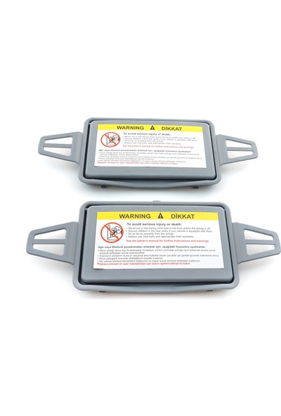 Bross Otomotiv BDP182 Mercedes W211 İçin Gri Renk Güneşlik Ayna Kapağı Sağ ve Sol 2108102510