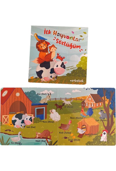 Neobebek Ilk Hayvanlar Sözlüğüm 0 - 3 Yaş Neobebek Ilk Hayvanlar Sözlüğüm 0 - 3 Yaş