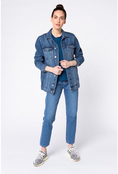 Vigoss Jeans Kadın Denim Ceket 46474-70386 Vigoss Jeans Kadın Denim Ceket 46474-70386