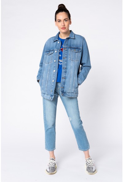 Vigoss Jeans Kadın Denim Ceket 46474-70386