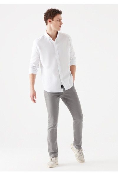 Mavi Erkek Jake Gri Gabardin Pantolon 0042231022 Mavi Erkek Jake Gri Gabardin Pantolon 0042231022