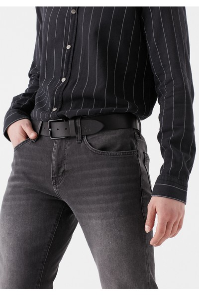 Mavi Erkek Siyah Deri Kemer 092495-900