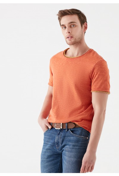 Mavi Erkek Çift Taraflı Kahverengi Deri Kemer 092227-32150