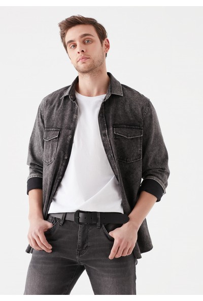 Mavi Erkek Siyah Deri Kemer 090570-20933