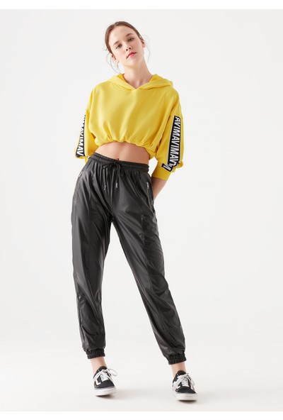 Mavi Kadın Suni Deri Siyah Jogger Pantolon 101273-900 Mavi Kadın Suni Deri Siyah Jogger Pantolon 101273-900