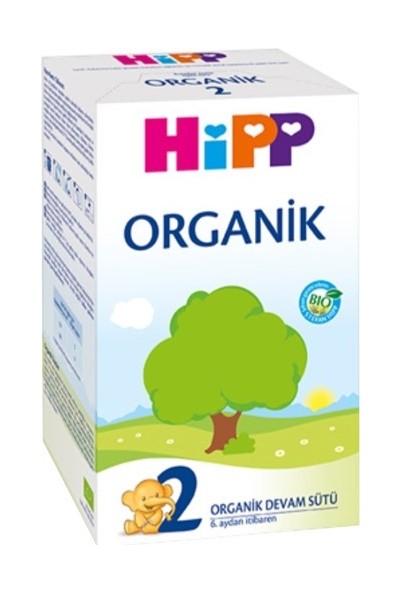 Hipp 2 Organik Devam Sütü 600 gr
