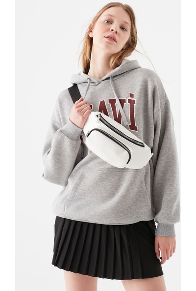 Mavi Kadın Beyaz Bel Çantası 198118-620