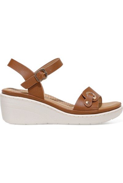 Inci Dunster 1fx Kahverengi Kadın Dolgu Topuklu Sandalet
