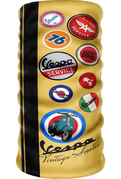 E-Taktik ® Extreme Vespa Buff Boyunluk Bandana Balaklava Saç Bandı E-Taktik ® Extreme Vespa Buff Boyunluk Bandana Balaklava Saç Bandı