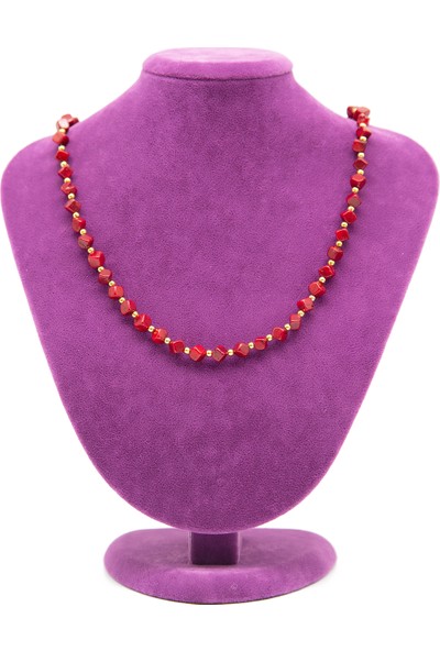 Yodalab Store Mercan Taşlı Kolye Yodalab Store Mercan Taşlı Kolye