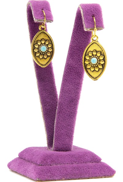 Yodalab Store Pirinç, Doğaltaşlı (Turkuaz) Otantik Küpe Yodalab Store Pirinç, Doğaltaşlı (Turkuaz) Otantik Küpe