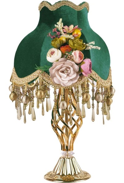 Omni Design AB0033 Dekoratif Abajur Gece Lambası Zümrüt Yeşil Omni Design AB0033 Dekoratif Abajur Gece Lambası Zümrüt Yeşil