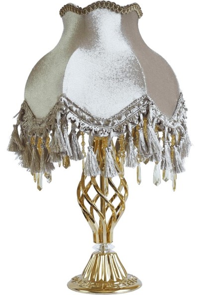 Omni Design AA0015 Dekoratif Abajur Gece Lambası Vizon Omni Design AA0015 Dekoratif Abajur Gece Lambası Vizon