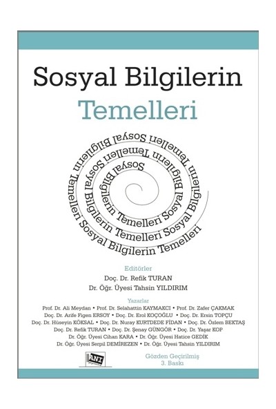 Anı Yayıncılık Sosyal Bilgilerin Temelleri