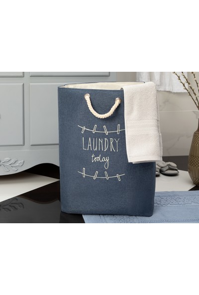 Madame Coco Gia Çamaşır Sepeti Indigo