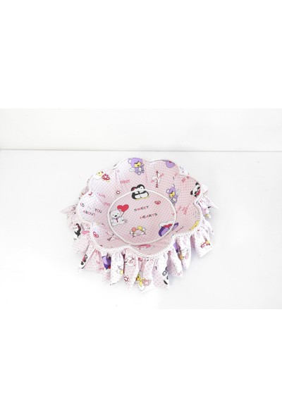 Brn Tasarım Pembe Ayıcıklı Sepet