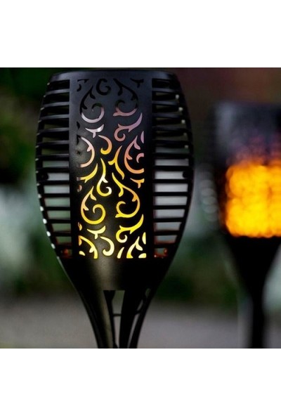 My Black Alev Efektli Solar Bahçe Lambası (51 Cm) My Black Alev Efektli Solar Bahçe Lambası (51 Cm)