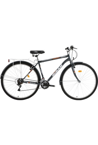 Bisan Cts 5200 28 Jant Şehir Bisikleti Çamurluklu Bagajlı Model