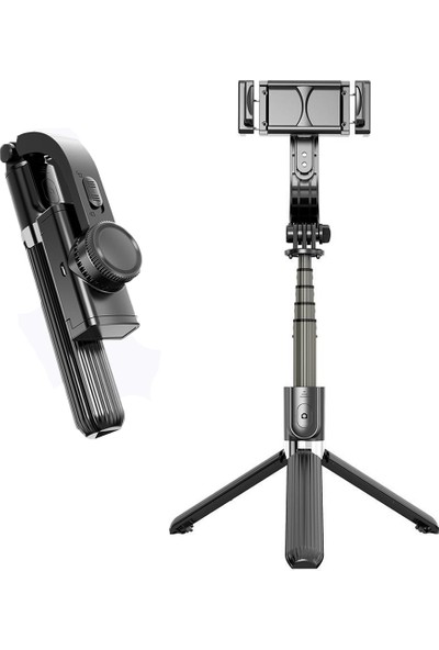 Coverzone Gimbal 3 Eksenli Kamera ile Telefon Sabitleyici Bluetooth Hareketli Selfie Çubuğu Coverzone Gimbal 3 Eksenli Kamera ile Telefon Sabitleyici Bluetooth Hareketli Selfie Çubuğu