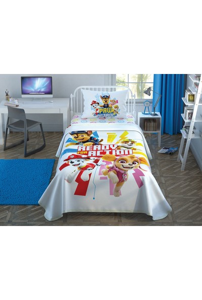 Taç Lisanslı Tek Kişilik Pike Takımı Paw Patrol Action 160 x 230 cm Taç Lisanslı Tek Kişilik Pike Takımı Paw Patrol Action 160 x 230 cm