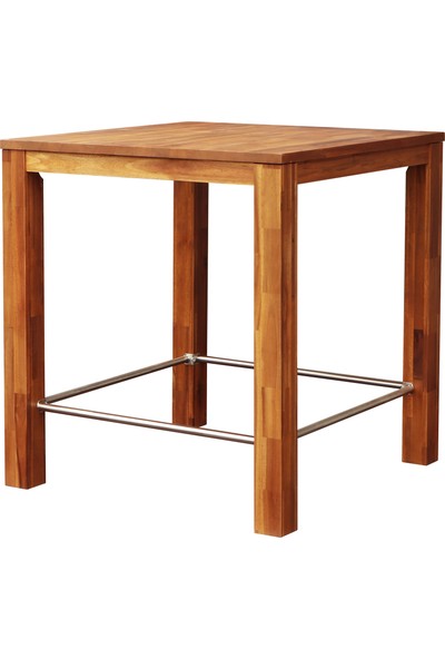 INTERBUILD REAL WOOD Interbuild Chicago Bar Masamasif Akasya AHŞAP(90X90X95)CM Iç Mekan/ Dış Mekan Bar Masası, Balkon,bahçe,teras,veranda Masası Renk; Altın Teak INTERBUILD REAL WOOD Interbuild Chicago Bar Masamasif Akasya AHŞAP(90X90X95)CM Iç Mekan/ Dış Mekan Bar Masası, Balkon,bahçe,teras,veranda Masası Renk; Altın Teak
