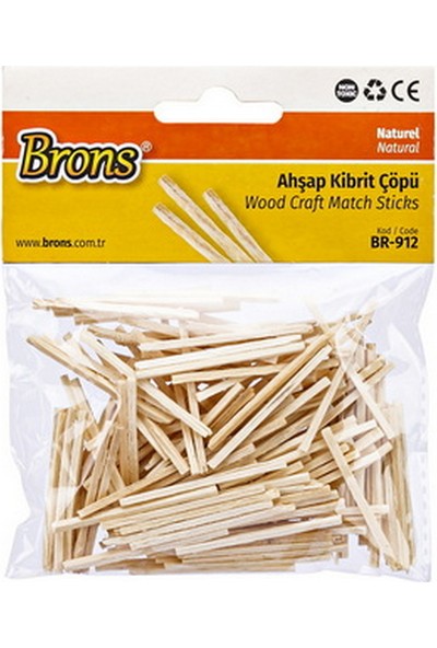 Brons Ahşap Kibrit Çöpü BR-912 Brons Ahşap Kibrit Çöpü BR-912