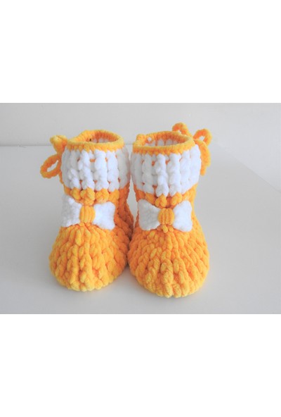 Brn Tasarım Kız Bebek Kadife Pandif