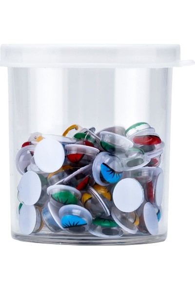 Brons Oynar Göz 7 mm Renkli 50'li Kutu BR-684