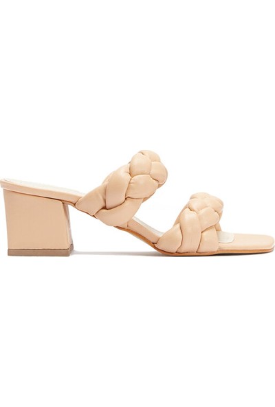 Sole Sisters Bogra Topuklu Terlik - Bej
