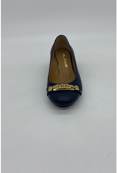 De Scarıo 163 Lacivert Dolgu Günlük Ayakkabı