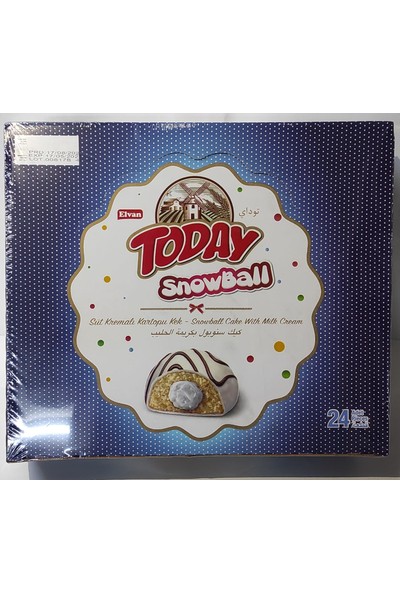 Elvan Today Snowball Sütlü 45 gr x 24 Elvan Today Snowball Sütlü 45 gr x 24