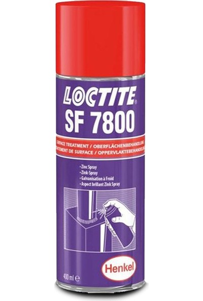 Loctıte Sf 7800 Çinko Galvaniz Sprey 400 ml Loctıte Sf 7800 Çinko Galvaniz Sprey 400 ml