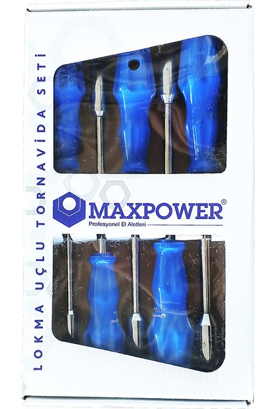 Maxpower 5 Parça Lokma Takım Tornavida Seti