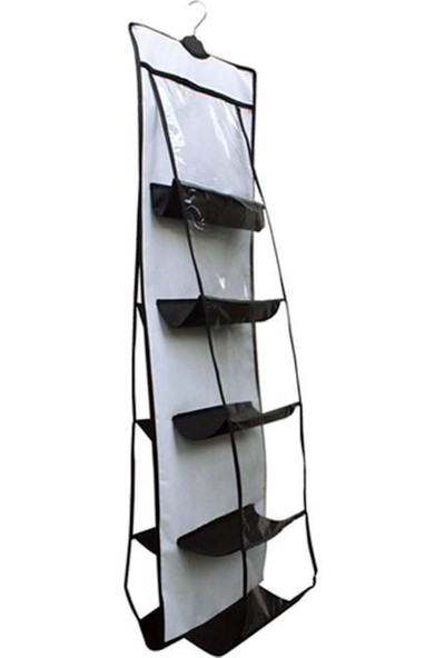 10 Cepli Dolap Içi Çanta Organizer Şeffaf Cepli 10 Cepli Dolap Içi Çanta Organizer Şeffaf Cepli